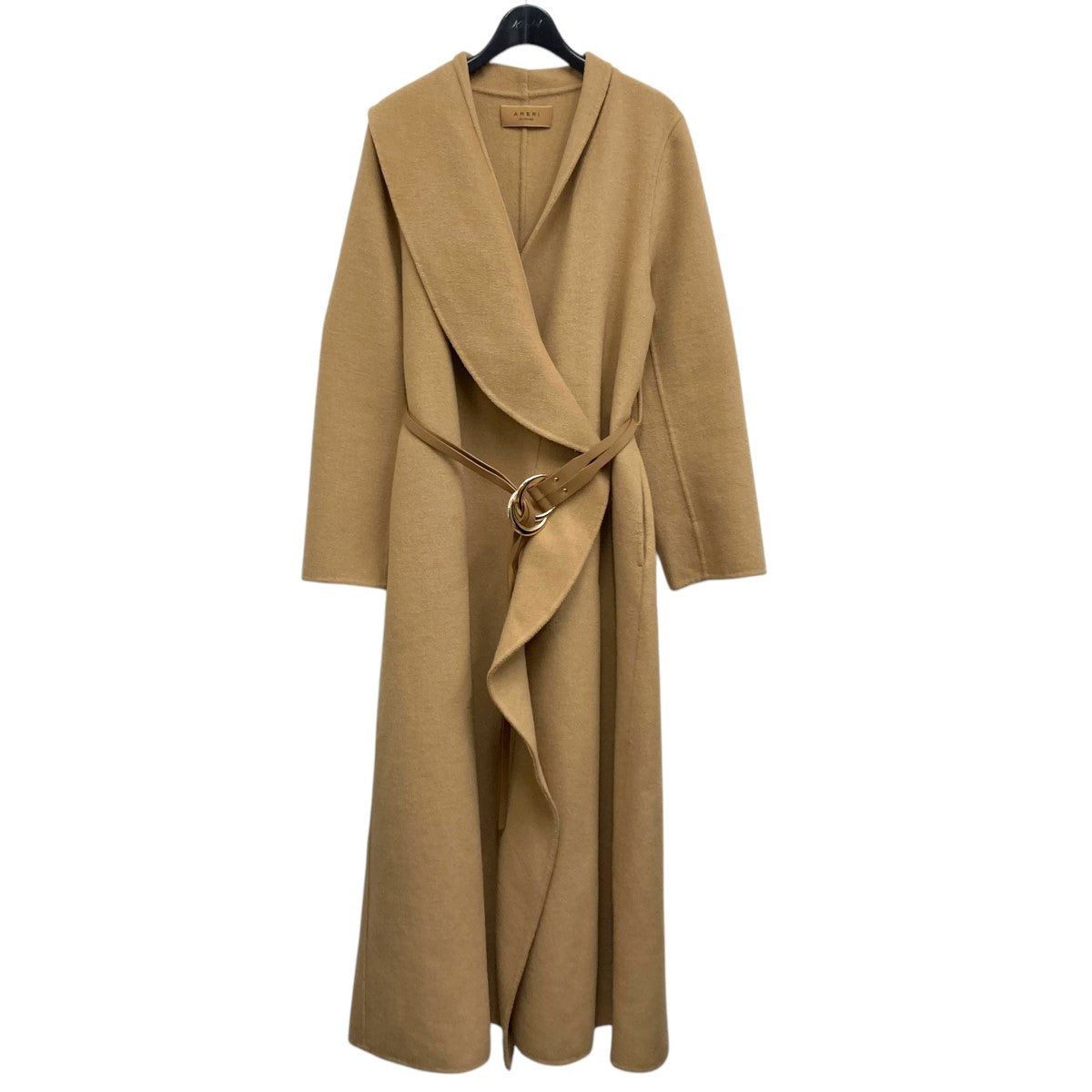 AMERI(アメリ) UNDRESSED FRILL COLLAR COAT フリルカラーコート キャメル サイズ M｜【公式】カインドオルオンライン ブランド古着・中古通販【kindal】