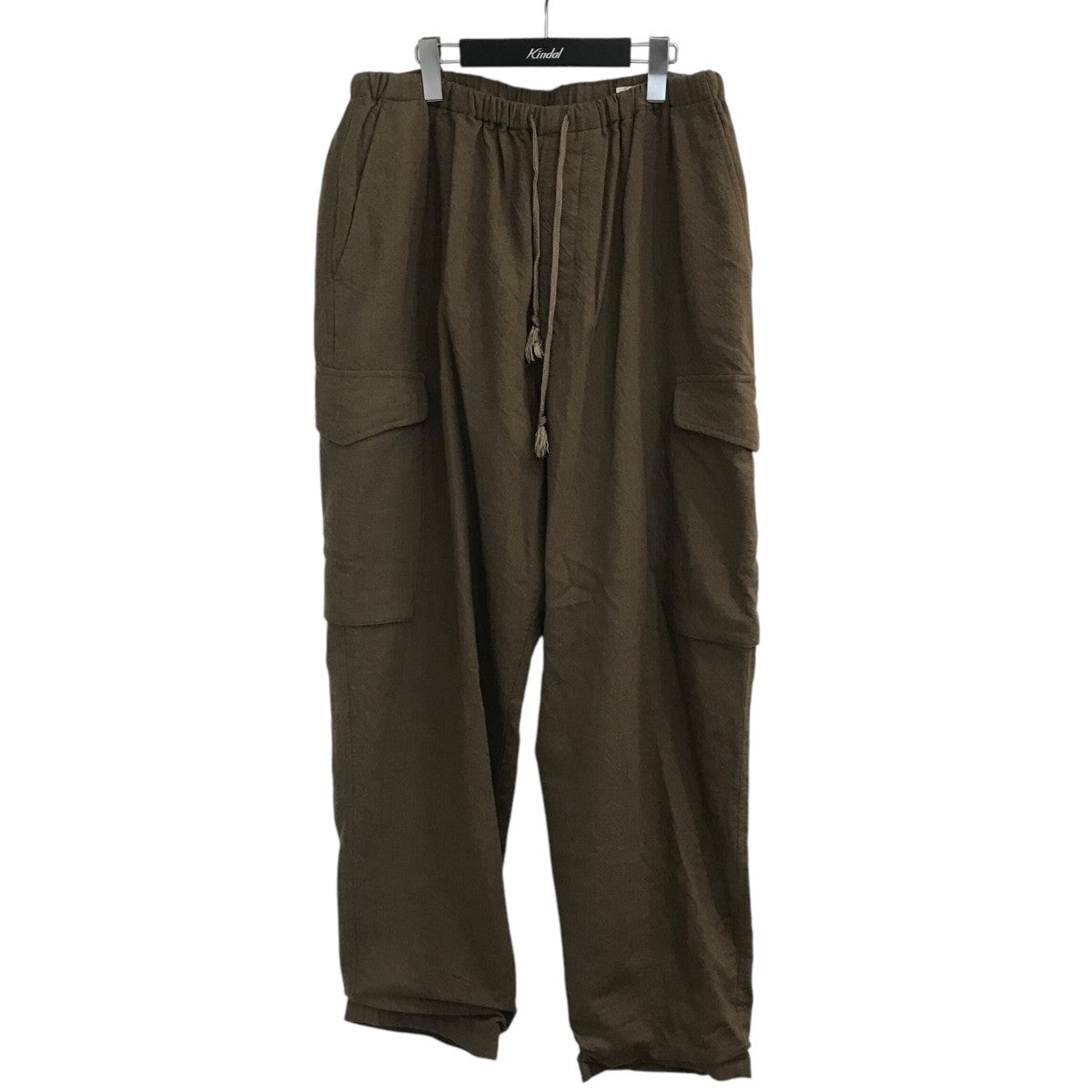 COMOLI(コモリ) KHAKI縮絨ウール 6PパンツY03 03023 Y03 03023 ブラウン サイズ 3｜【公式】カインドオルオンライン ブランド古着・中古通販【kindal】