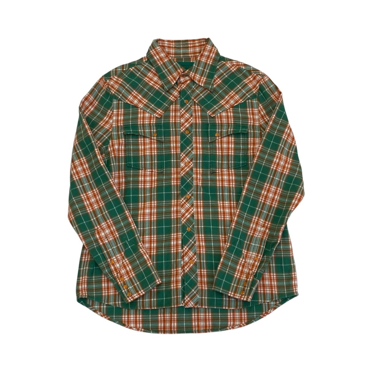 TMT(ティーエムティー) 23SS REVIVAL W-GAUZE PLAID SHIRTS TSH-S23SP01 グリーン サイズ XL｜【公式】カインドオルオンライン ブランド古着 ...