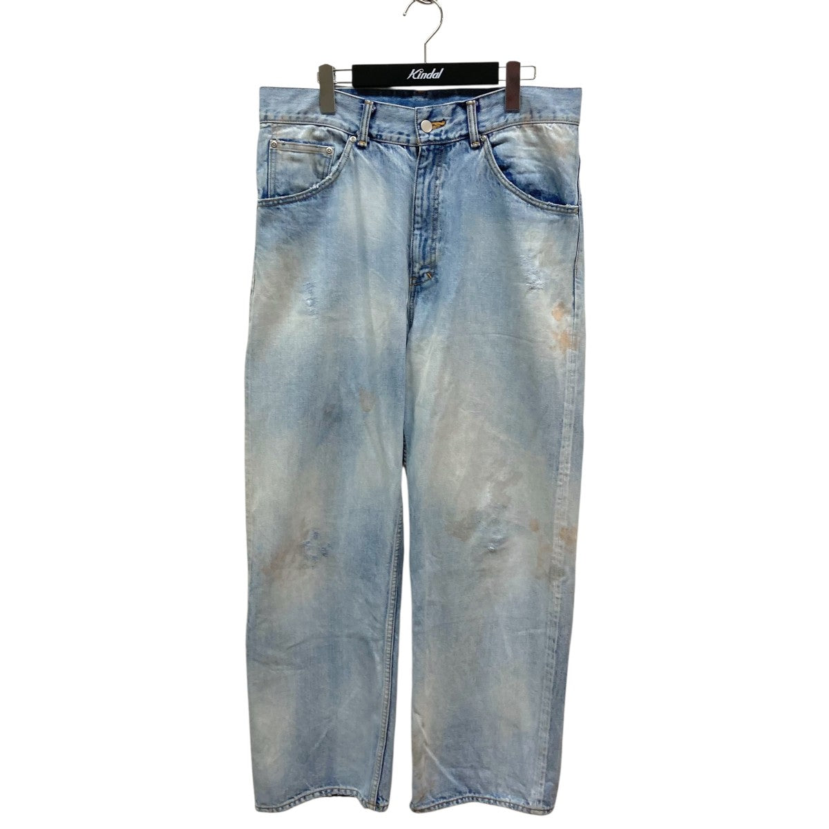 ANCELLM(アンセルム) DEMAGE SELVEDGE STRAIGHT 5P DENIM PANTSデニムパンツANC-PT11-A ANC-PT11-A インディゴ サイズ 3 ...