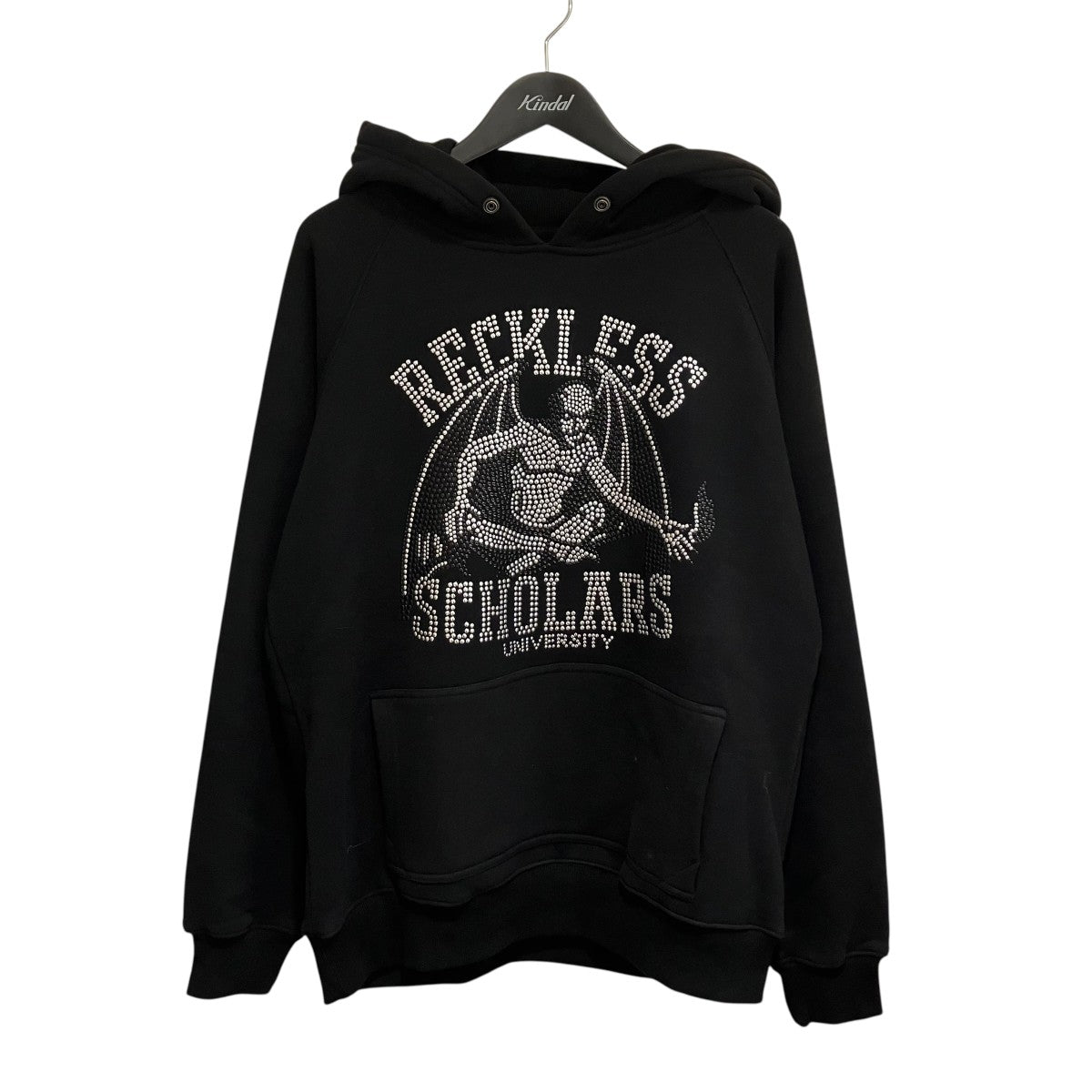 Reckless Scholars(レックネススカラーズ) デザインパーカー ブラック サイズ L｜【公式】カインドオルオンライン ブランド古着・中古通販【kindal】