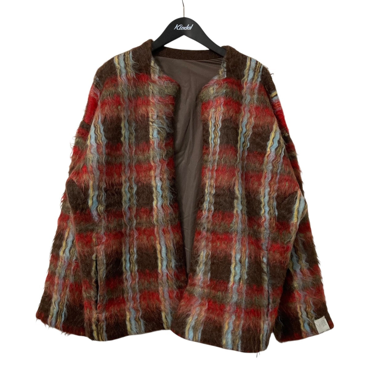 AMERI×N．HOOLYWOOD CHECK CARDIGAN起毛ニットカーディガン0224201611080 0224201611080 ブラウン サイズ F｜【公式】カインドオル ...