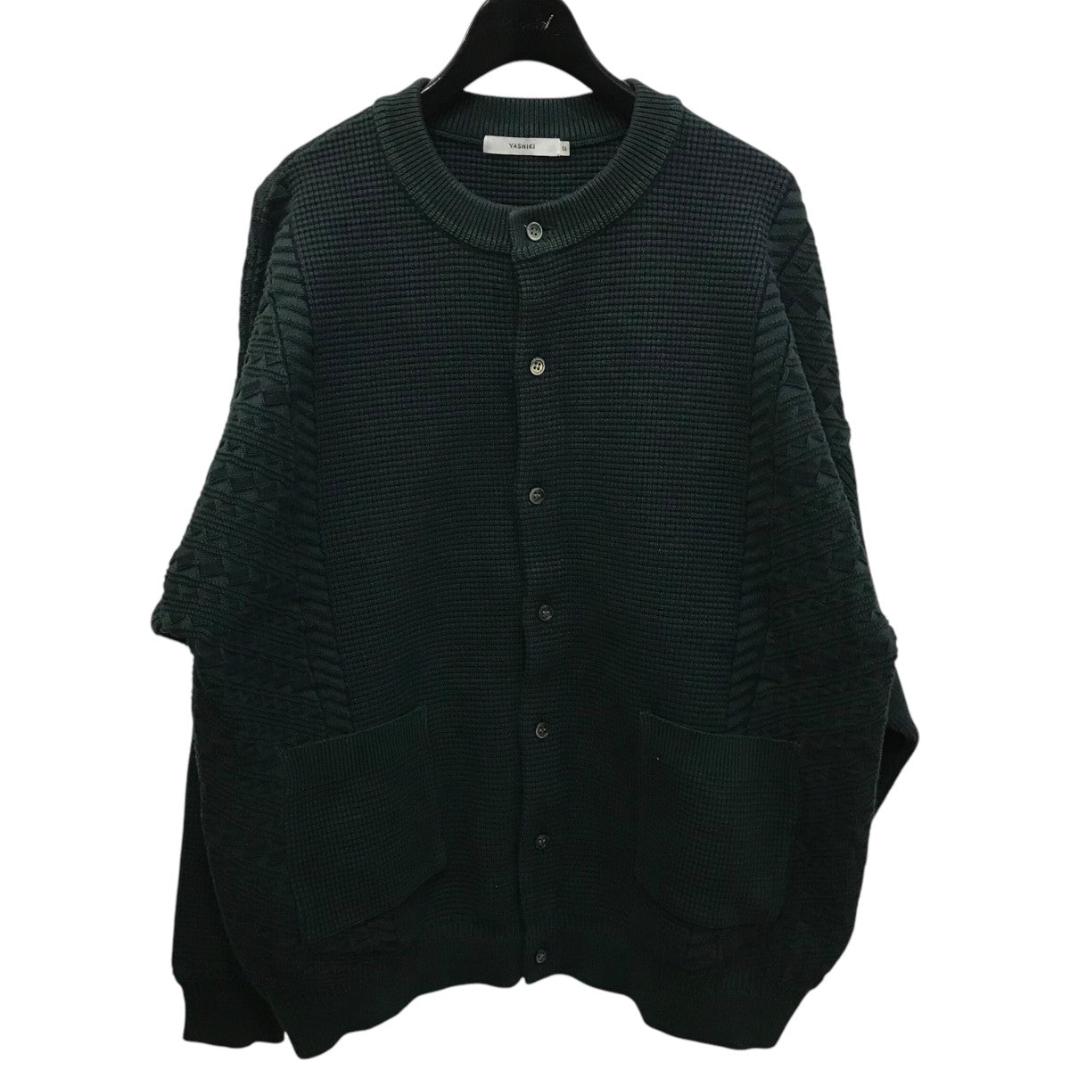 YASHIKI(ヤシキ) ニットカーディガンysk 21aw kn01 ysk 21aw kn01 グリーン サイズ 2｜【公式】カインドオルオンライン ブランド古着・中古通販【kindal】