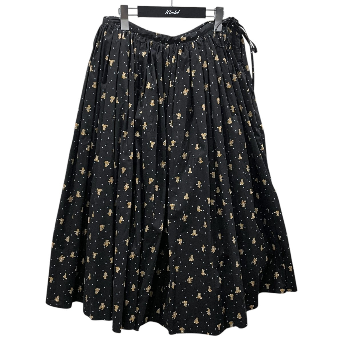 R＆D．M．Co-OLDMAN’S TAILOR(アールアンドディーエムコー／オールドマンズテーラー) テディベアープリント ギャザースカート TEDDY BEAR PRINT GATHER ...