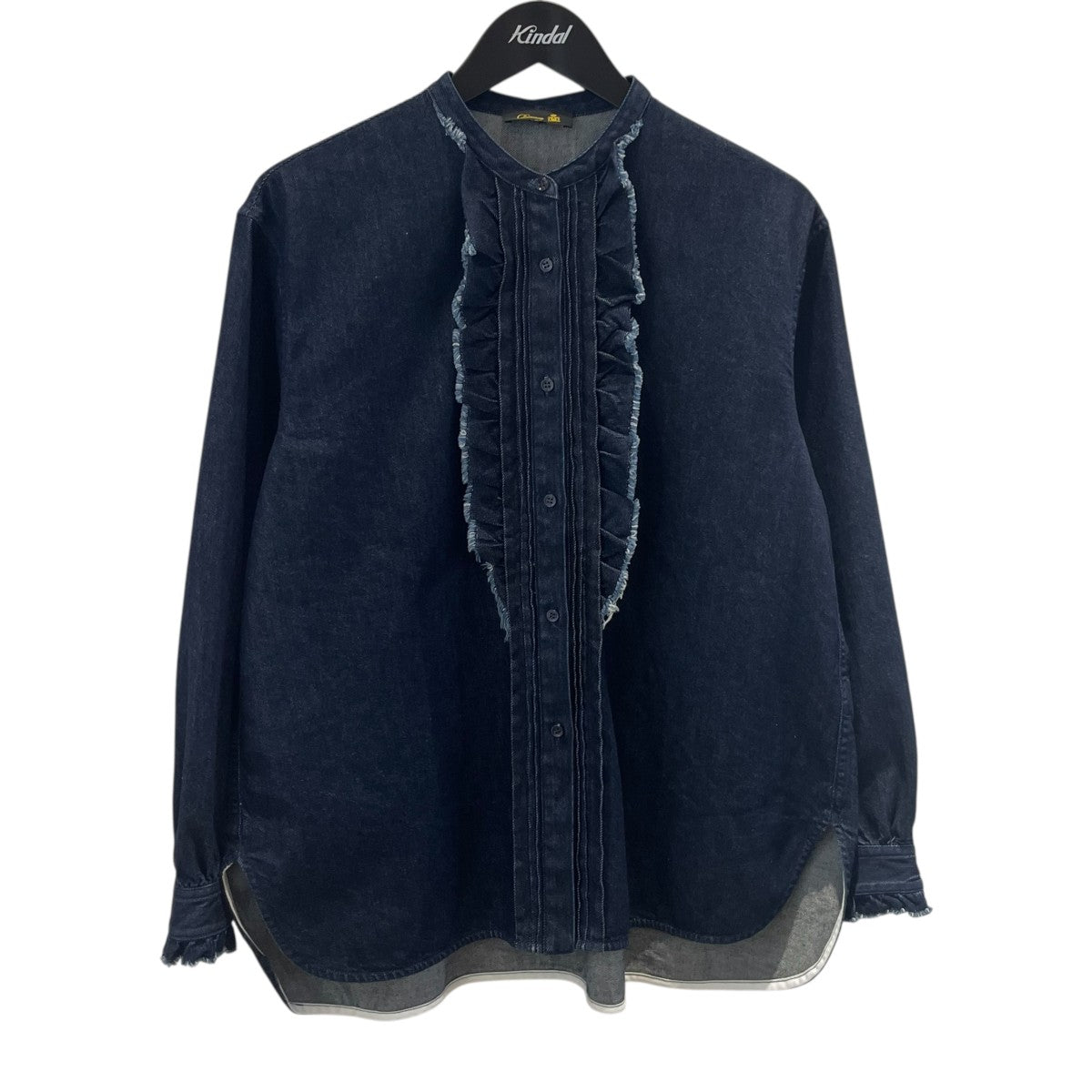 Drawer(ドゥロワー) 25SSデニムフリルシャツ6511-299-0573 SPRING 6511-299-0573 SPRING インディゴ サイズ 36｜【公式】カインドオル ...