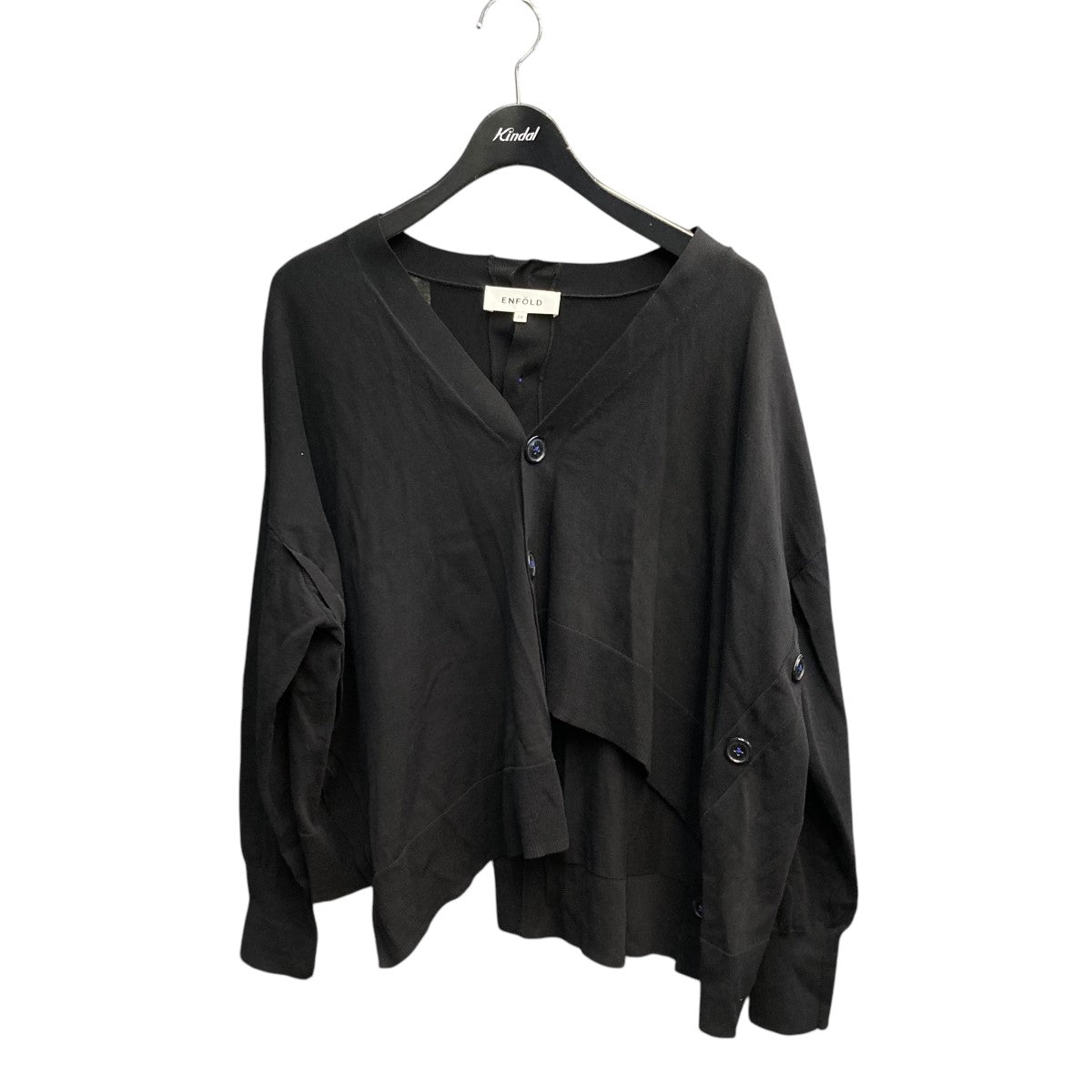 ENFOLD(エンフォルド) 22SSカーディガン300FS670-2780 300FS670-2780 ブラック サイズ 38｜【公式】カインドオルオンライン ブランド古着・中古通販【kindal】