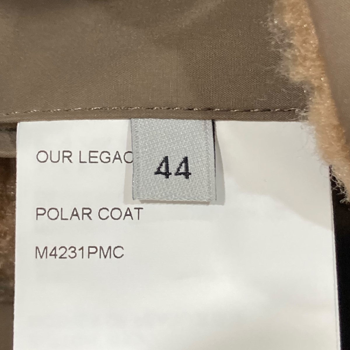OUR LEGACY(アワーレガシー) Polar Coat Murkey Clay Compact OUR LEGACY(アワーレガシー) Polar Coat Murkey Clay Compact