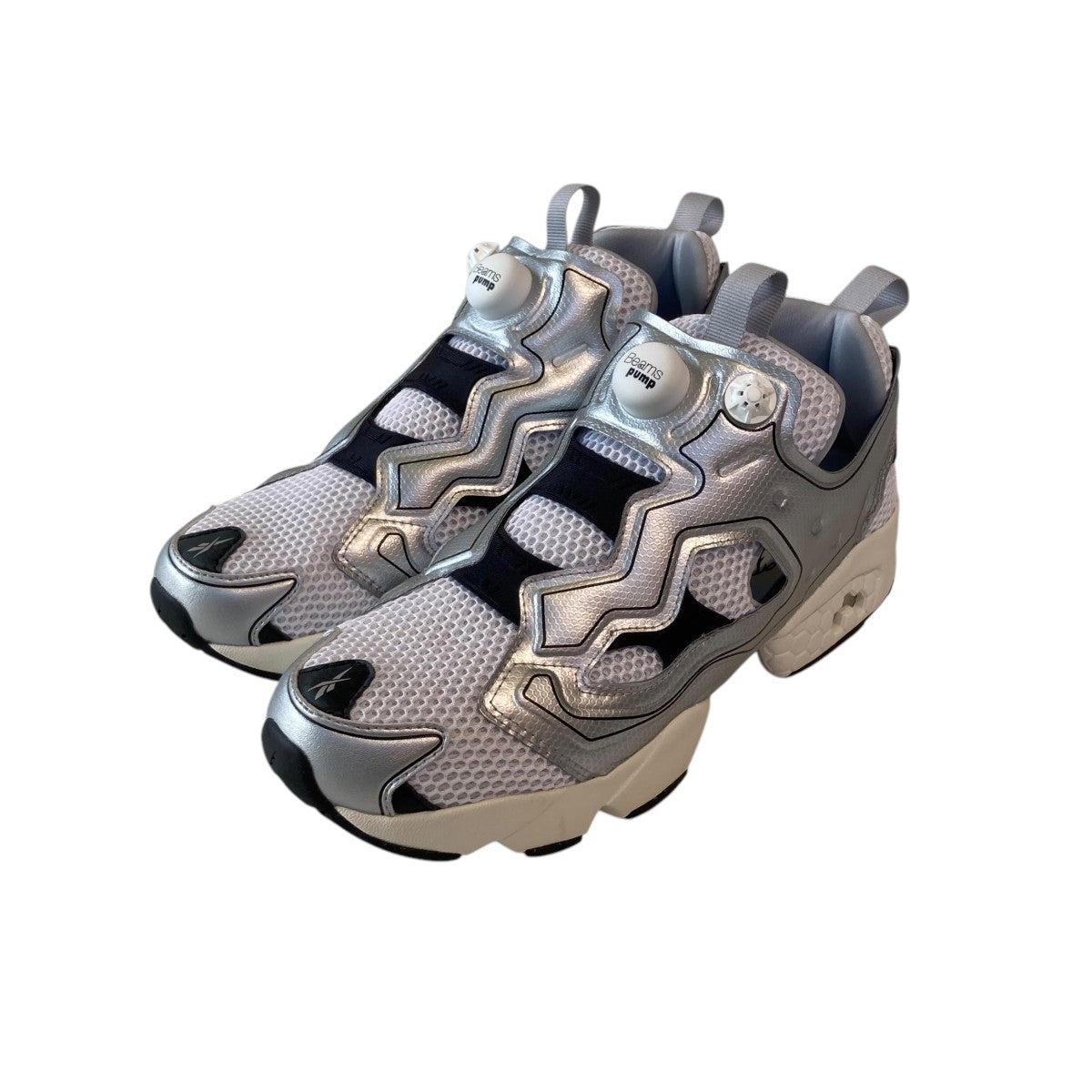 REEBOK×BEAMS INSTAPUMP FURY SilverスニーカーND5605-11 ND5605-11 ホワイト サイズ 26. ...