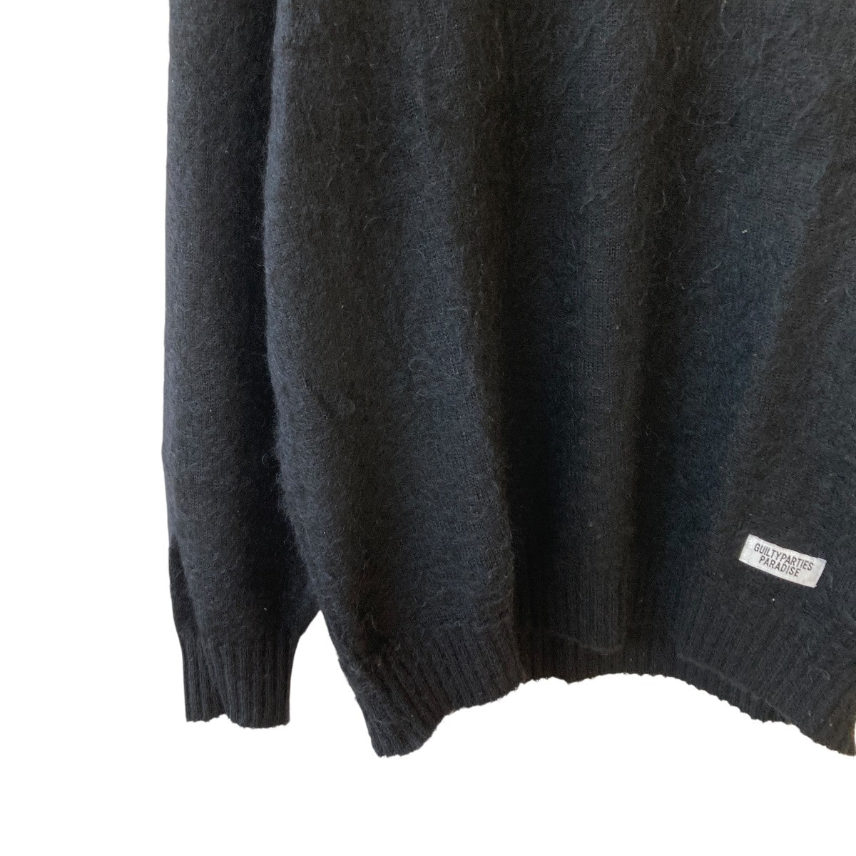 WACKO MARIA(ワコマリア) CREW NECK SWEATERモヘアニット24FW-WMK-KN24 24FW-WMK-KN24 ブラック サイズ XL｜【公式】カインドオル ...