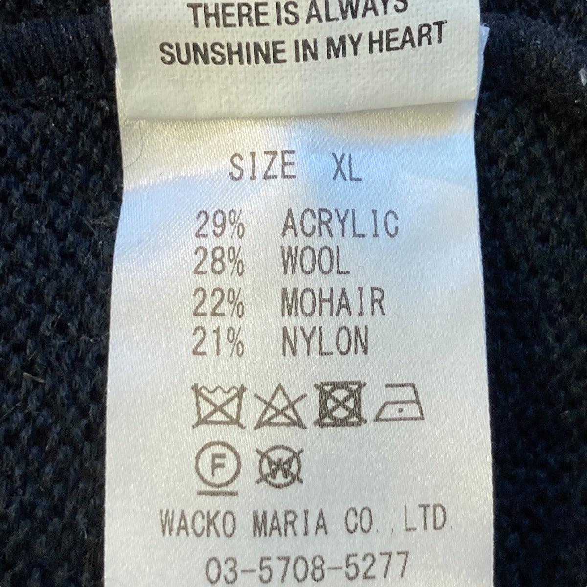 WACKO MARIA(ワコマリア) CREW NECK SWEATERモヘアニット24FW-WMK-KN24 24FW-WMK-KN24 ブラック サイズ XL｜【公式】カインドオル ...