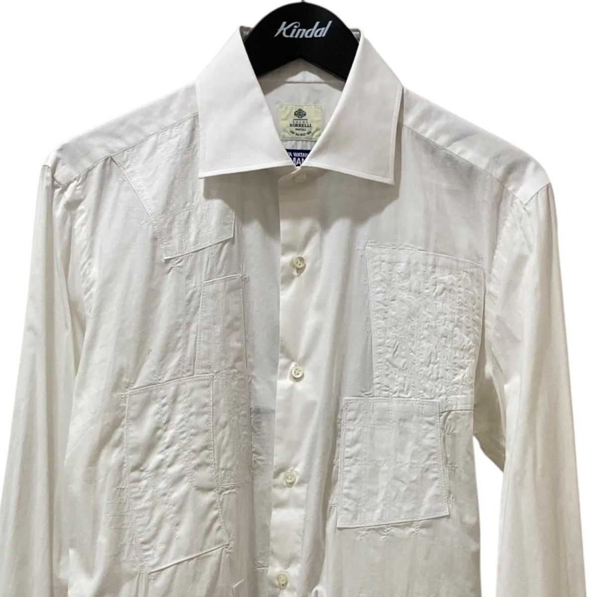 JUNYA WATANABE×CDG 2025SS PATCHWORK SHIRT WO-B002 WO-B002 ホワイト サイズ L ...
