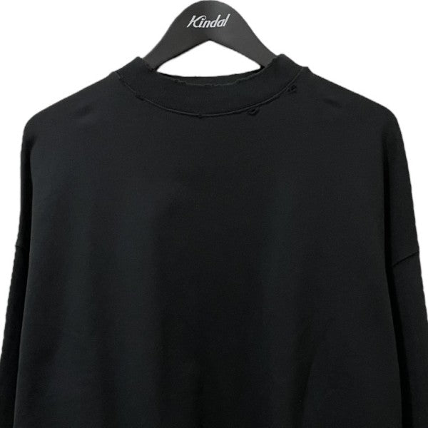 BALENCIAGA(バレンシアガ) ネックロゴダメージ加工スウェット745007