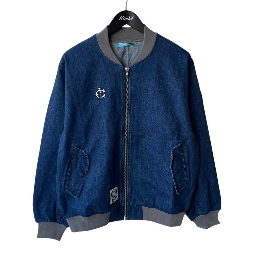 Ice Cream(アイスクリーム) 25AWEMBROIDERED LOGO WASHED DENIM ZIP UP JACKETボンバー ...
