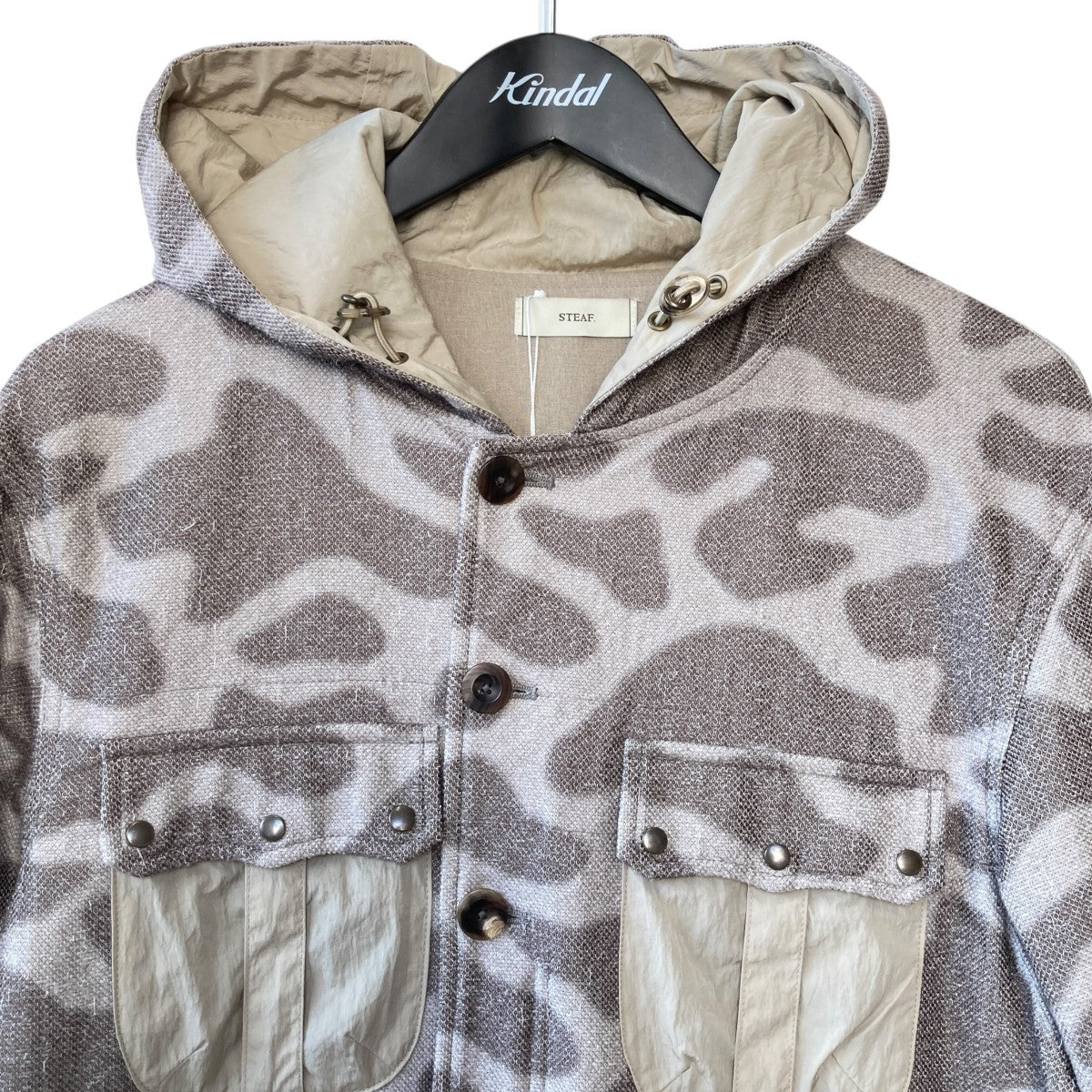 Steaf(スティーフ) 24SSEXPLORERS JACKETフーデッドジャケットS24SS-JK01 S24SS-JK01 ベージュ×カーキ サイズ M｜【公式】カインドオルオンライン ...
