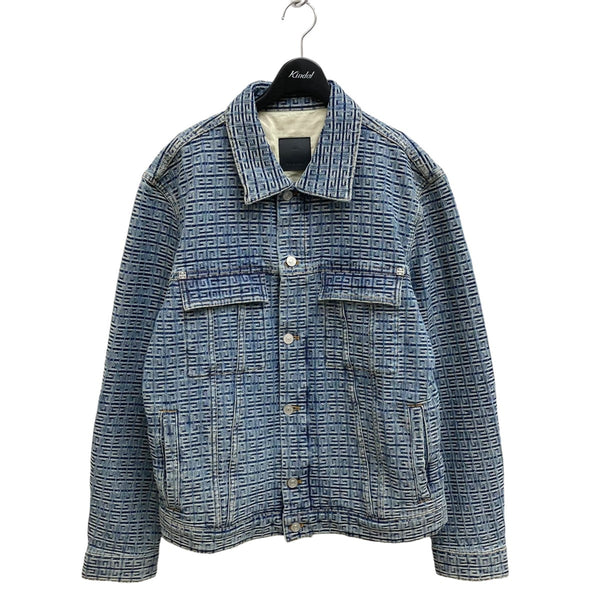 GIVENCHY(ジバンシィ) 4G Rivet Denim JacketデニムジャケットBM00Q650QF BM00Q650QF ブルー ...
