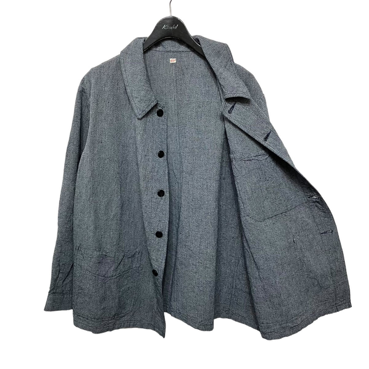 OUTIL(ウティ) veste thiers -indigo-ジャケット ネイビー OUTIL(ウティ) veste thiers -indigo-ジャケット ネイビー