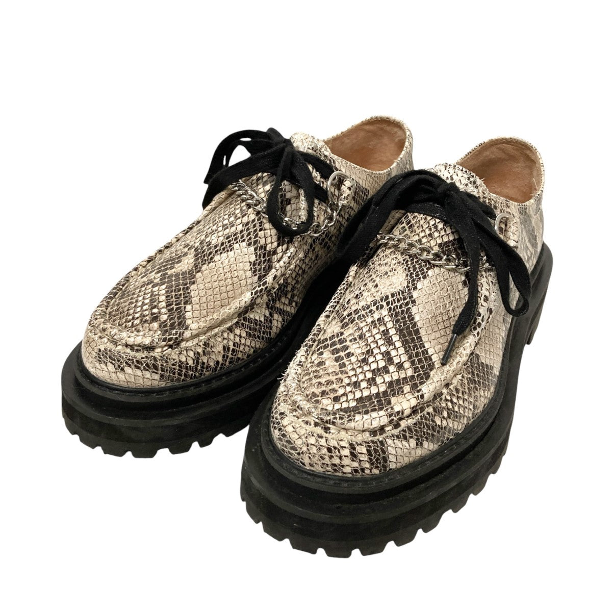 DAIRIKU(ダイリク) Python Derby Shoesパイソンダービーシューズ ベージュ サイズ 26cm｜【公式】カインドオル ...