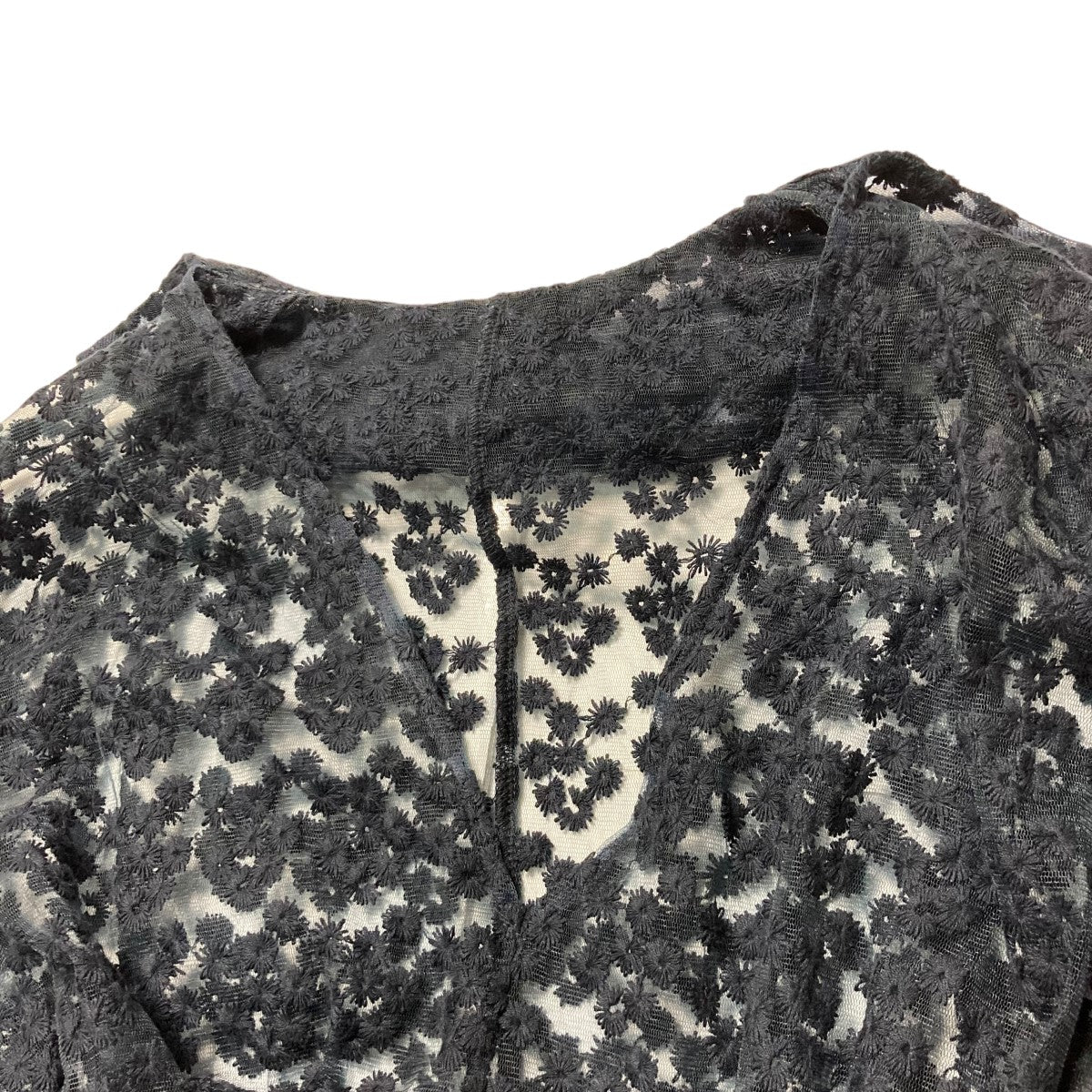 AMERI(アメリ) VINTAGE LIKE SHEER FLOWER DRESS小花刺繍 AMERI(アメリ) VINTAGE LIKE SHEER FLOWER DRESS小花刺繍