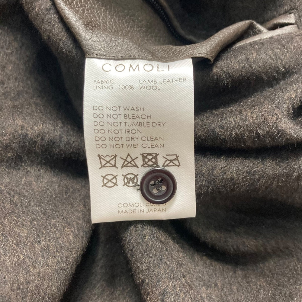 COMOLI(コモリ) 23AWシープスキン シャツジャケットレザーシャツY03 01003 Y03 01003 ブラウン サイズ 1｜【公式】カインドオルオンライン ブランド古着・中古通販 ...