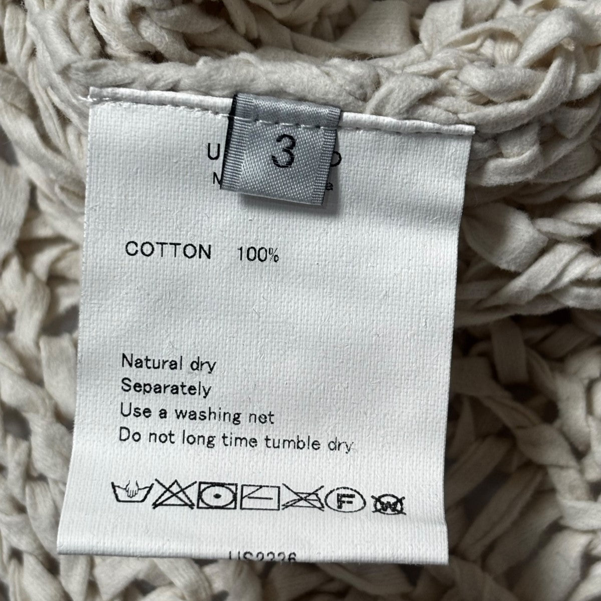 UNUSED(アンユーズド) 23SSGourd Pattern Hand-Knitted Crewneck UNUSED(アンユーズド) 23SSGourd Pattern Hand-Knitted Crewneck