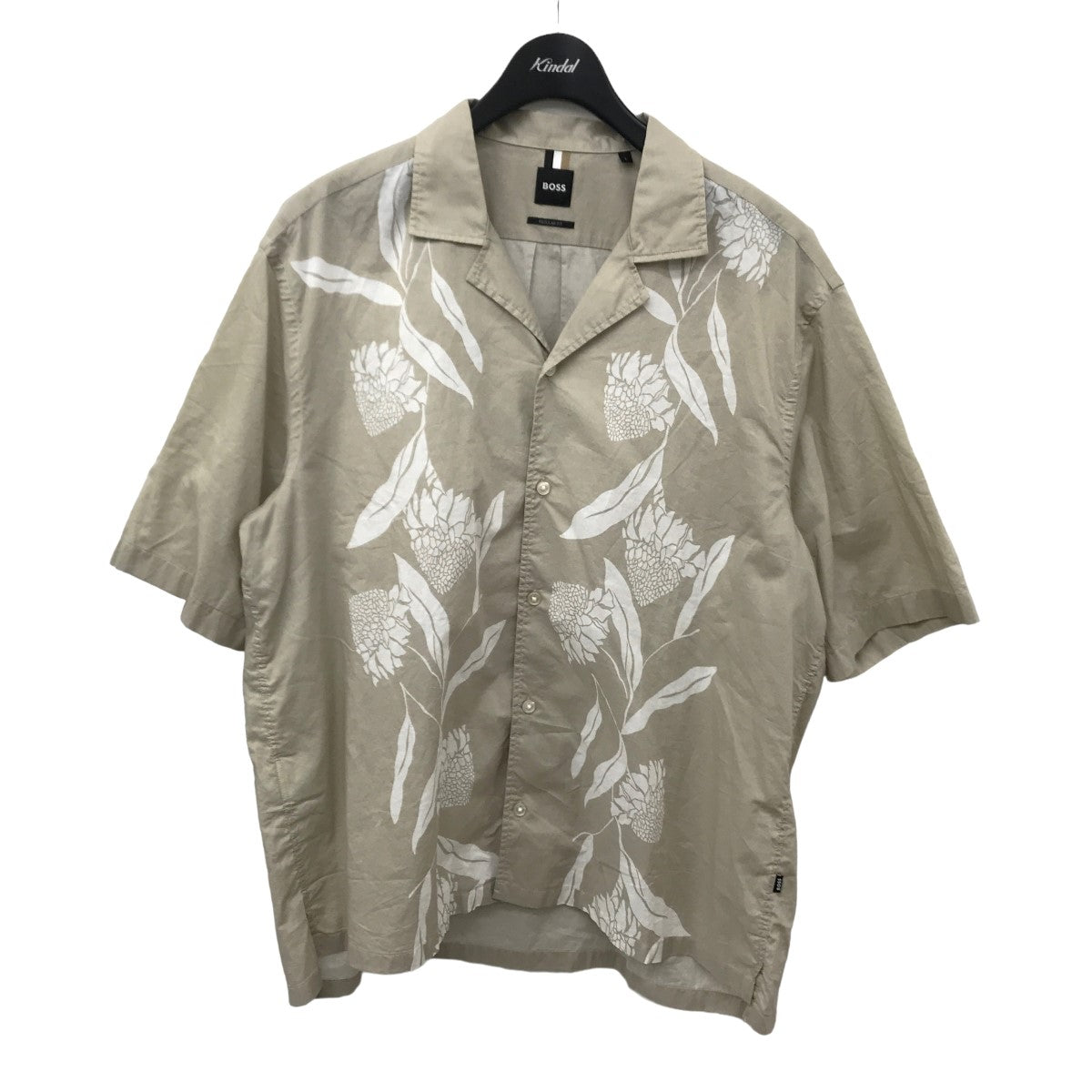 BOSS(ボス) Lars Short Sleeve Shirt 半袖シャツ 50470497 ベージュ サイズ L｜【公式】カインドオル ...