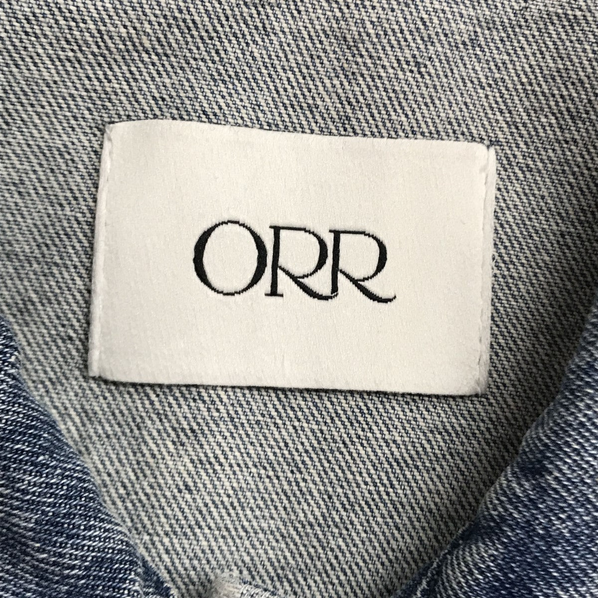 ORR(オル) デニムベスト OR041JK01500 OR041JK01500 インディゴ ORR(オル) デニムベスト OR041JK01500 OR041JK01500 インディゴ