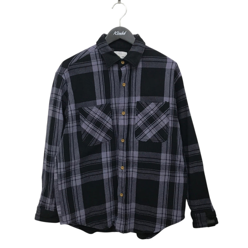 N．HOOLYWOOD×BIG MAC 長袖シャツ2251-SH40-013 2251-SH40-013 ブラック×ブルー サイズ 36 ...