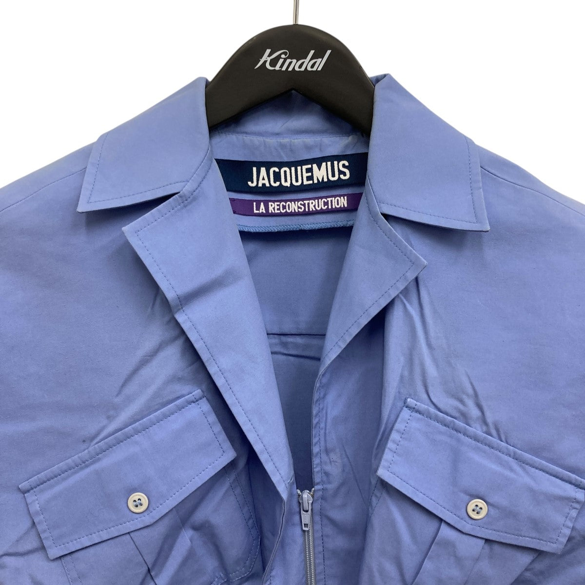 JACQUEMUS(ジャックムス) シャツワンピース ブルー サイズ 34｜【公式