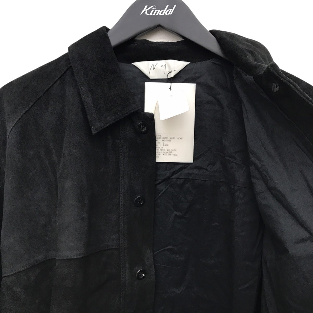ANCELLM(アンセルム) 25SSレザージャケットANC-SH58 SUEDE SHORT SHIRT JACKET ANC-SH58 ...