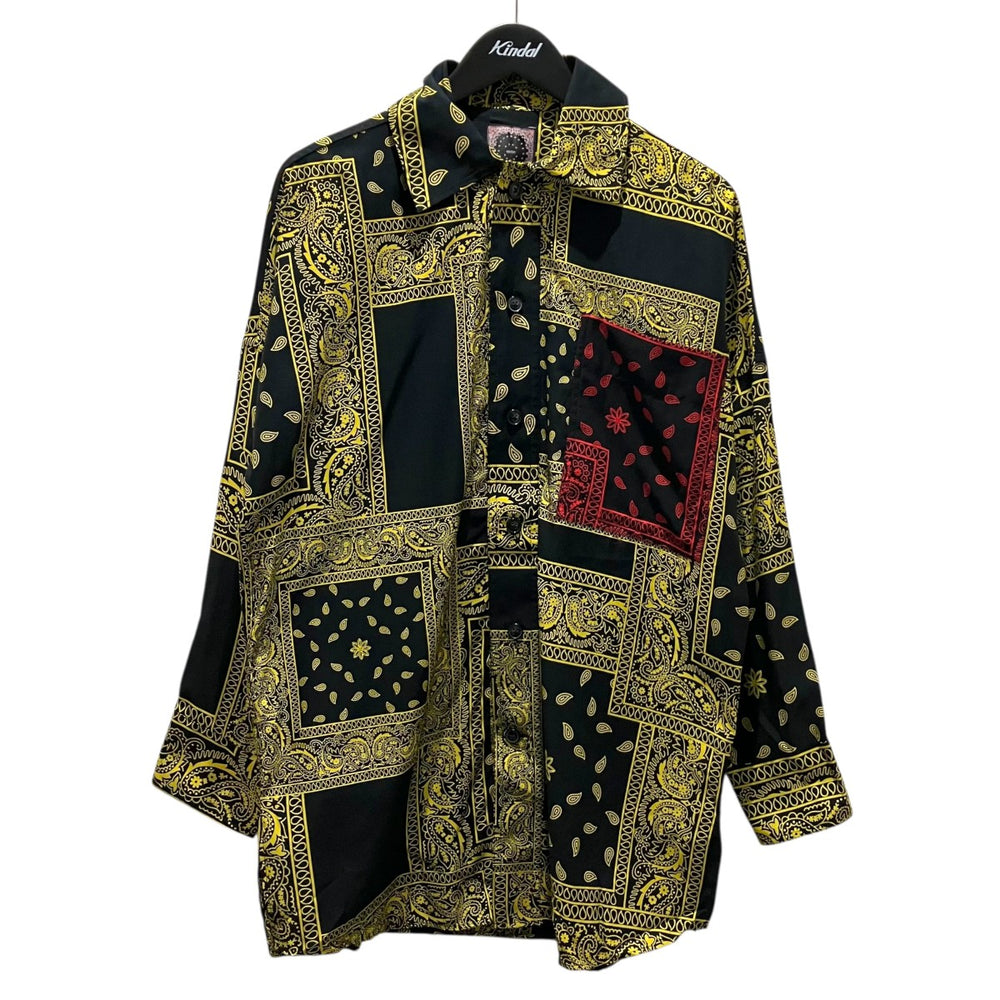 destin(デスティン) バンダナシャツ ブラック サイズ S｜【公式】カインドオルオンライン ブランド古着・中古通販【kindal】