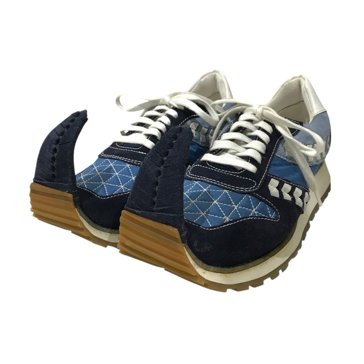 LOEWE(ロエベ) ピエロ風スニーカー ネイビー×ブルー サイズ 39｜【公式