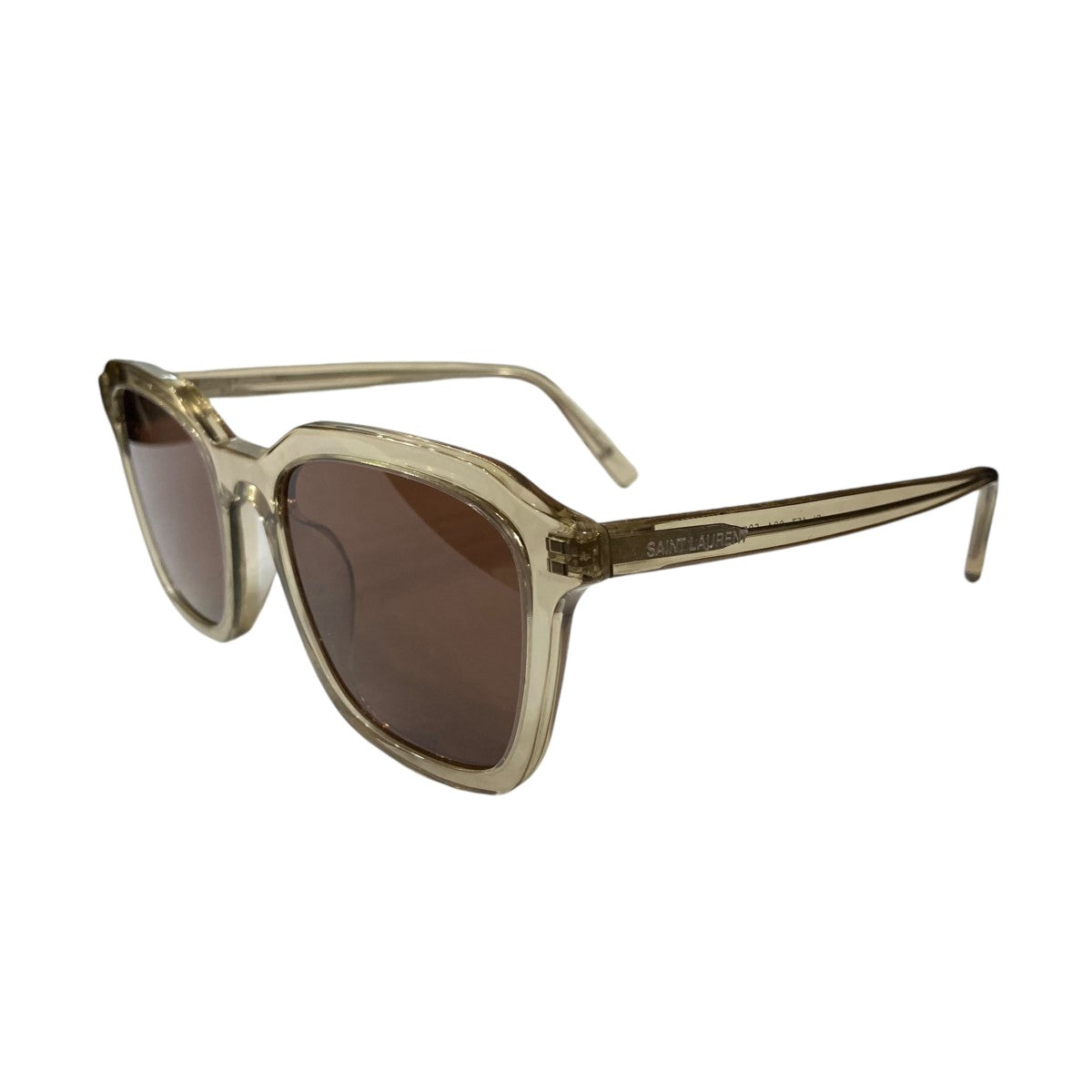 Saint Laurent Paris(サンローランパリ) サングラスSL457 SL457 クリア×ブラウン｜【公式】カインドオルオンライン ...