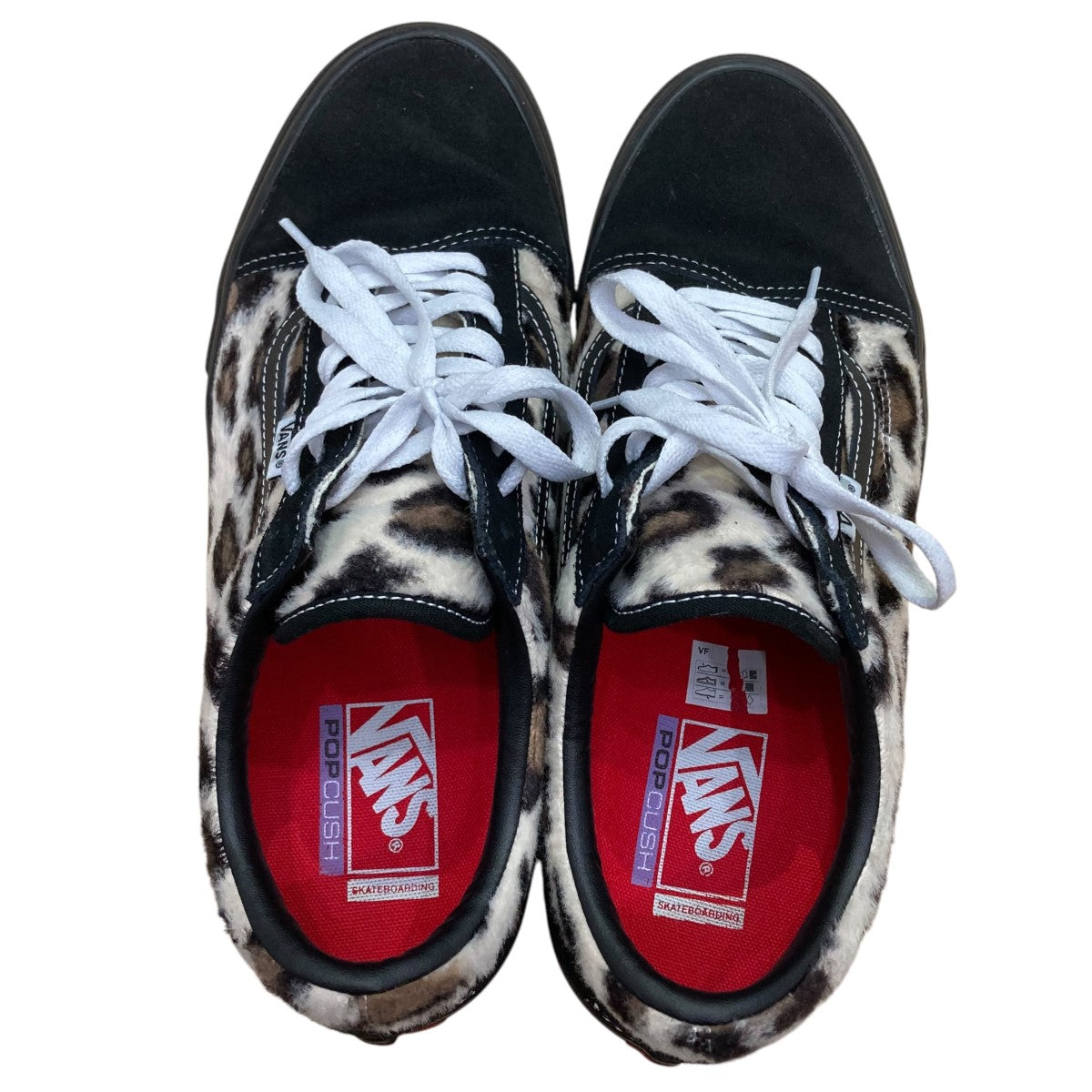 VANS×Supreme レオパードローカットスニーカー ブラック VANS×Supreme レオパードローカットスニーカー ブラック