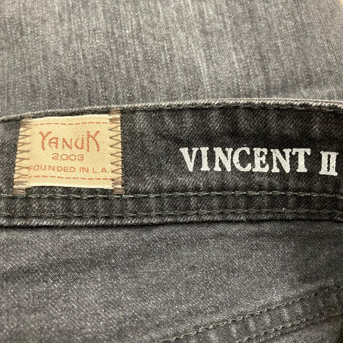 YANUK(ヤヌーク) デニムパンツ 57233003 ブラック サイズ 28｜【公式】カインドオルオンライン ブランド古着・中古通販【kindal】