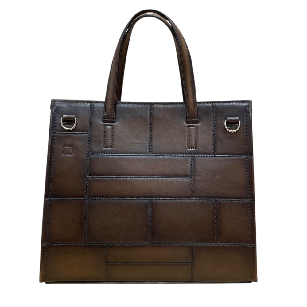 Berluti(ベルルッティ) ルティ38 パッチワーク ベネチア ハンドバッグ トートバッグLUTI 38 LUTI 38 MB0215 ...