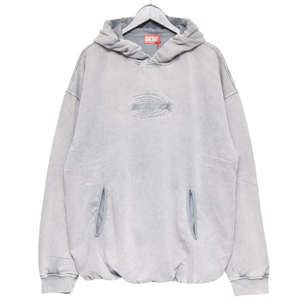 DIESEL(ディーゼル) 2024AW S-BOXSTIC-HOOD プルオーバーパーカー スウェット S-BOXSTIC-HOOD グレー ...
