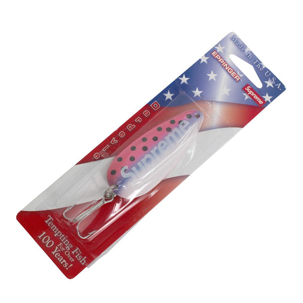 SUPREME(シュプリーム) 19SS Dardevle Lure Rainbow Trout ロゴルアー ピンク×ブルー サイズ ...