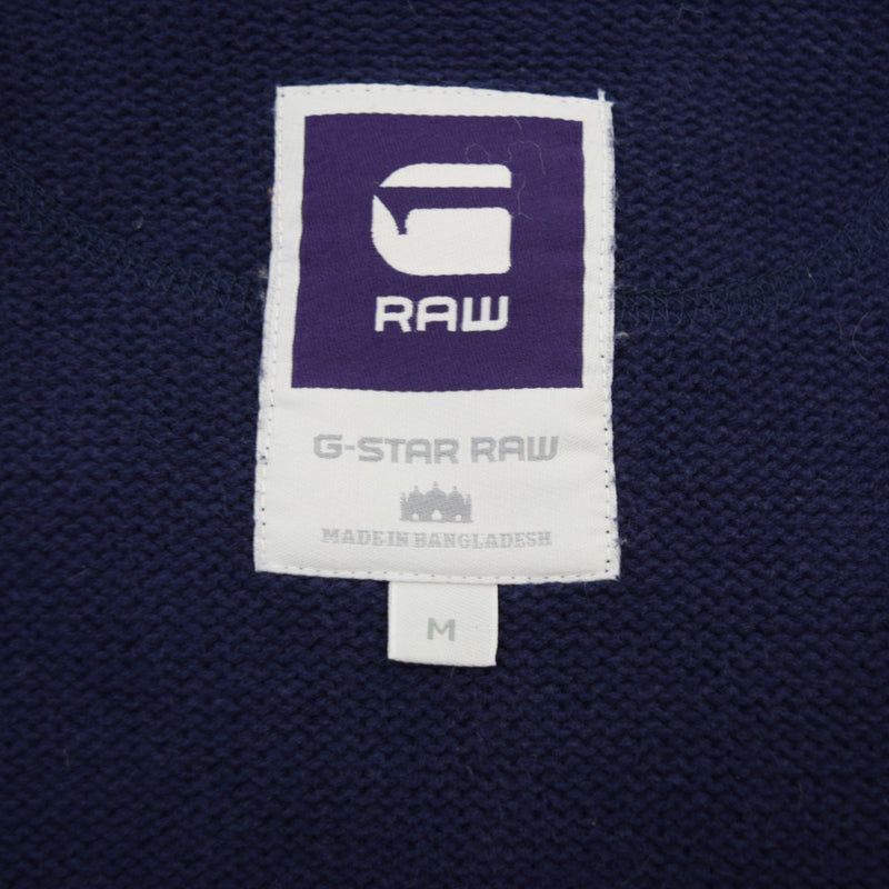 G-STAR RAW(ジースター・ロウ) CO ZEE VEST KNIT L／Sコットンドライバーズニット86550 2341 3038 ...