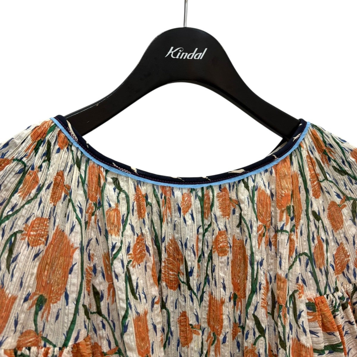 Chloe(クロエ) フラワー柄ブラウス オレンジ サイズ 40｜【公式