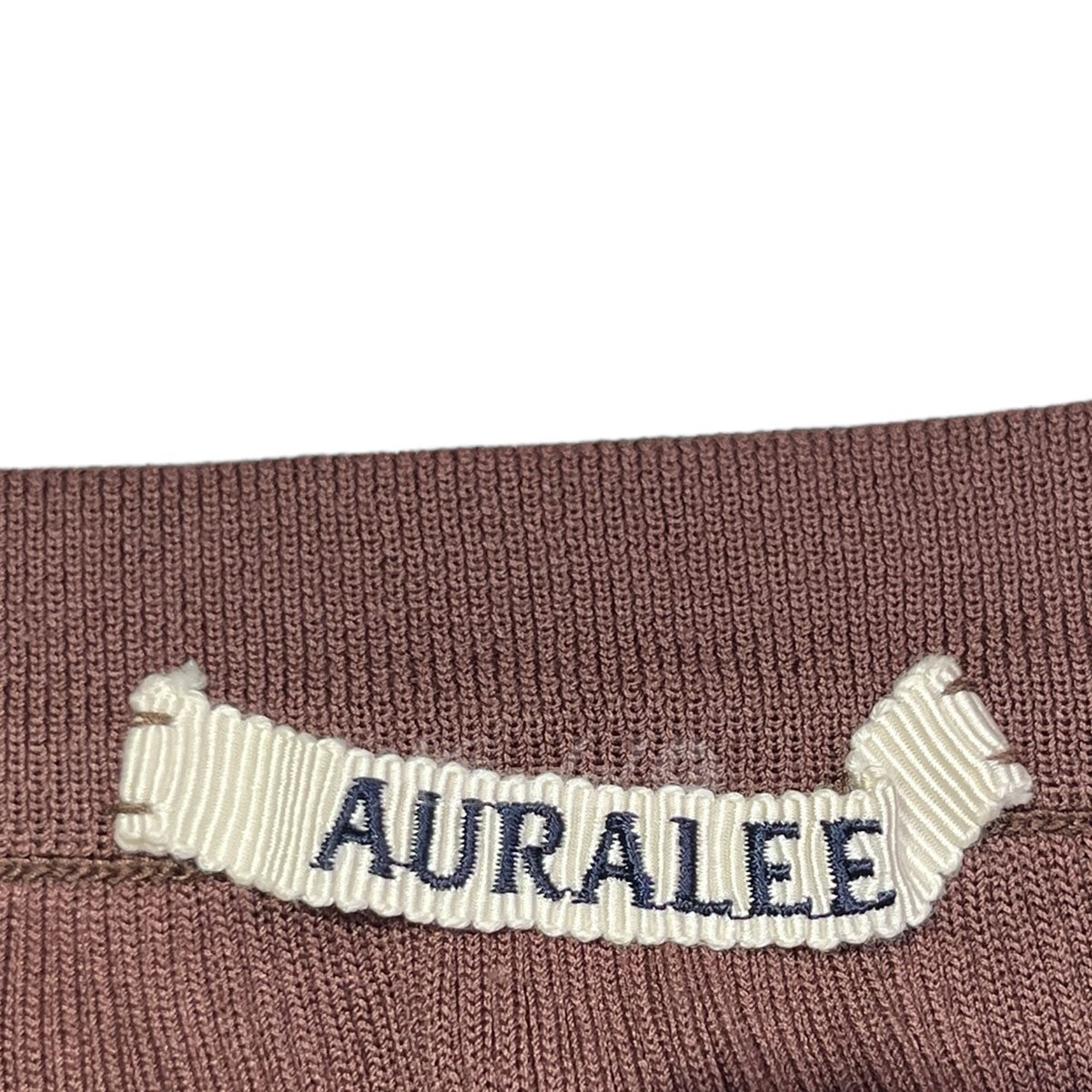 AURALEE(オーラリー) 20SS HIGH GAUGE RIB KNIT SKIRT A20SS02CR AURALEE(オーラリー) 20SS HIGH GAUGE RIB KNIT SKIRT A20SS02CR