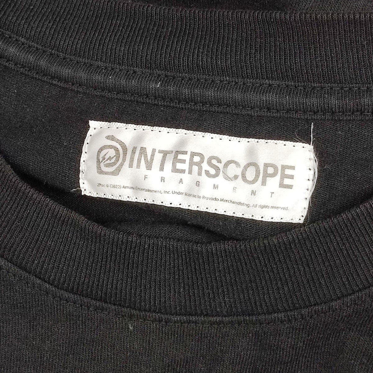Interscope Records×FRAGMENT DESIGN INTERSCOPE 2Pac Tシャツ ブラック サイズ M｜【公式 ...