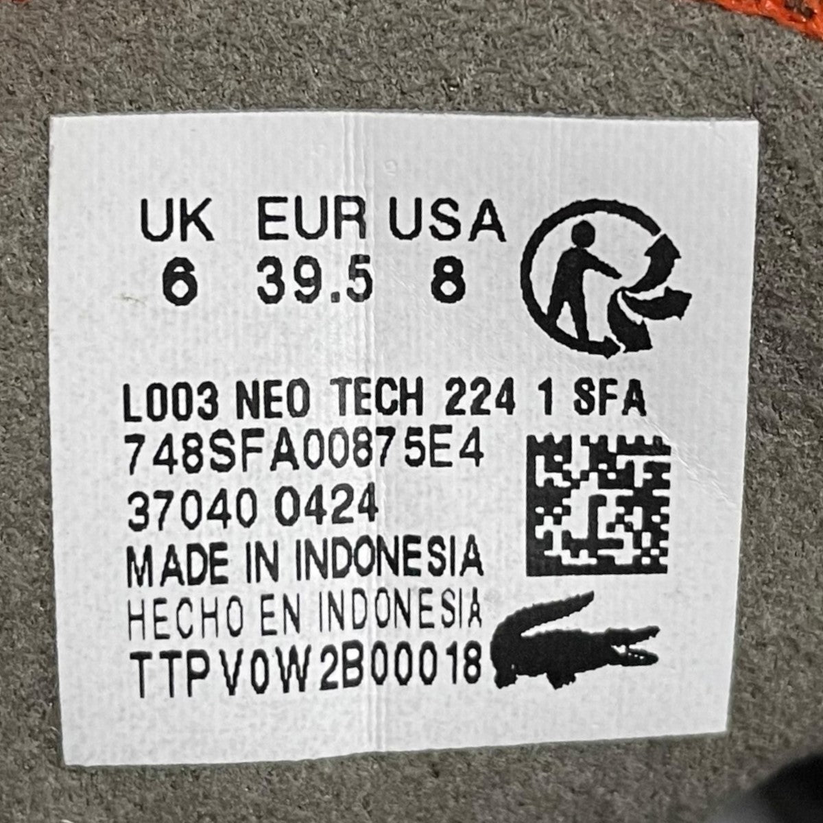 LACOSTE(ラコステ) スニーカー L003 NEO TECH 224 1 SFA 748SFA00875E4 748SFA00875E4 オリーブ サイズ 8｜【公式】カインドオル ...