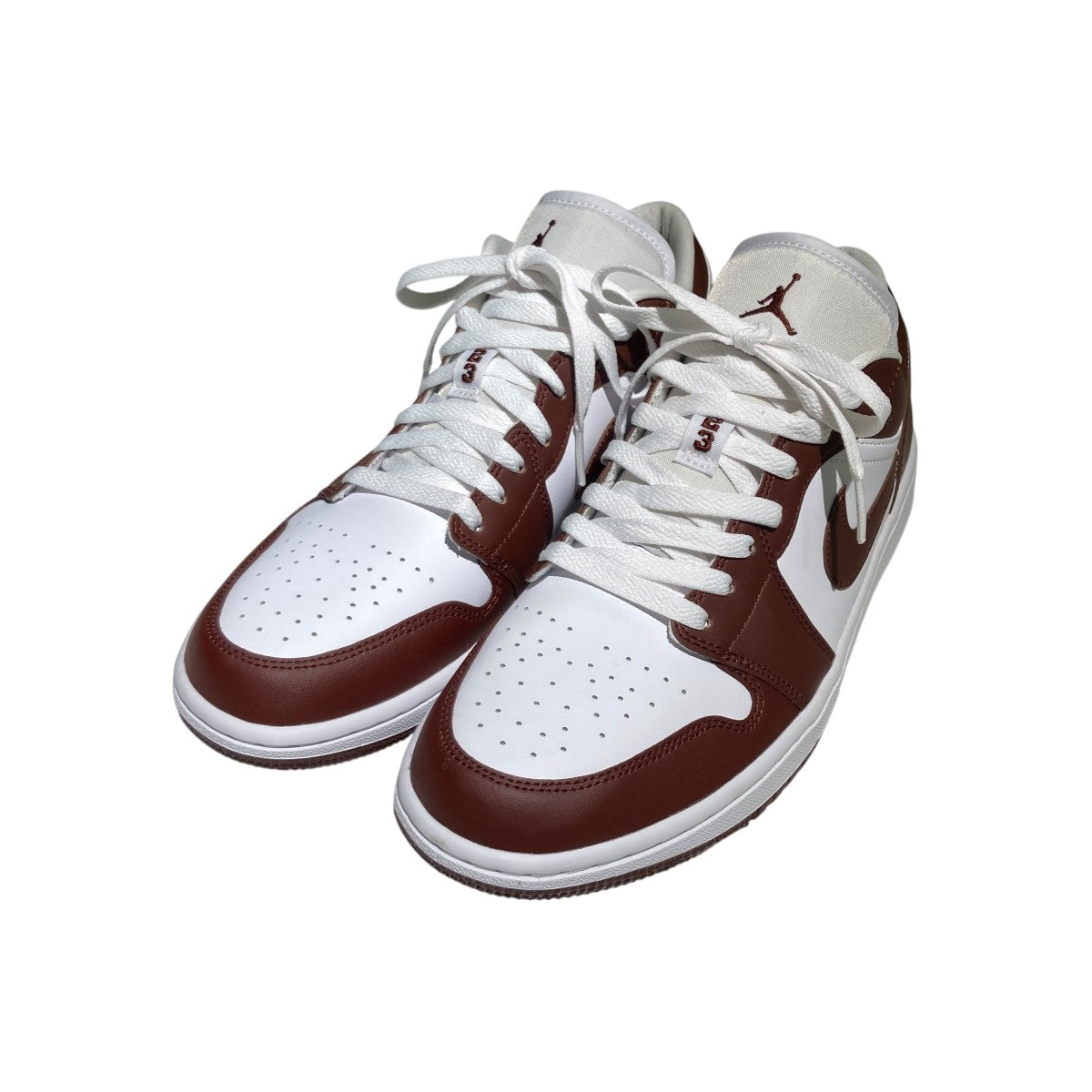 NIKE(ナイキ) Air Jordan 1 Low Team RedスニーカーDC0774-116 DC0774-116 ホワイト×ブラウン ...