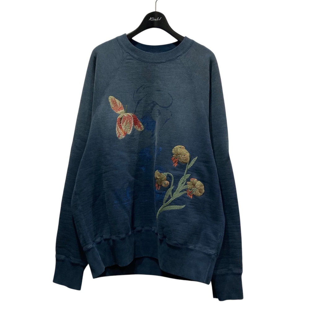 KHOKI(コッキ) 24AWVintage finished sweatshirtヴィンテージ加工スウェット24fw-t-04 24fw-t-04 ネイビー サイズ 34｜【公式】カインド ...