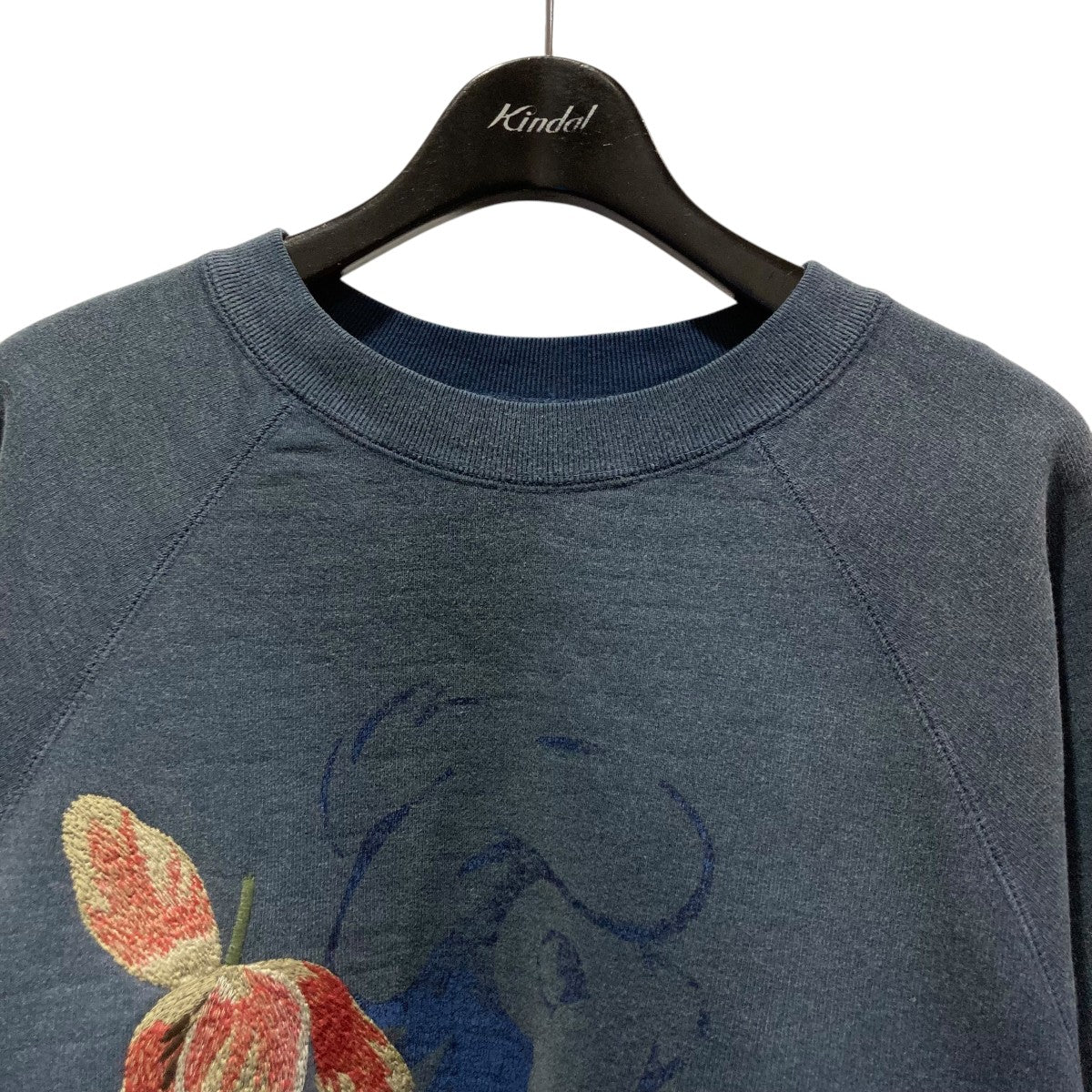 KHOKI(コッキ) 24AWVintage finished sweatshirtヴィンテージ加工スウェット24fw-t-04 24fw-t-04 ネイビー サイズ 34｜【公式】カインド ...