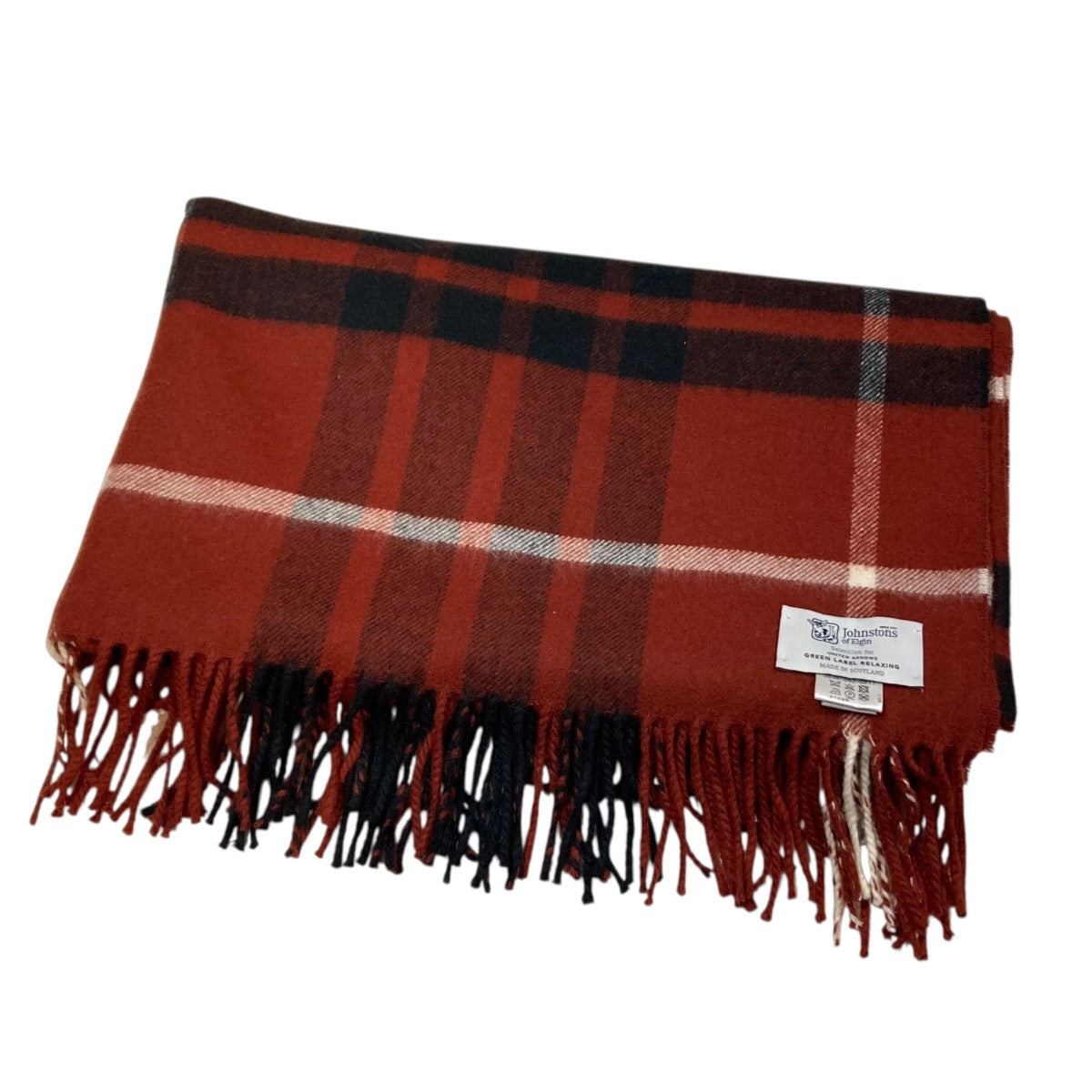 JOHNSTONS OF ELGIN(ジョンストンズオブエルガン) チェックマフラー