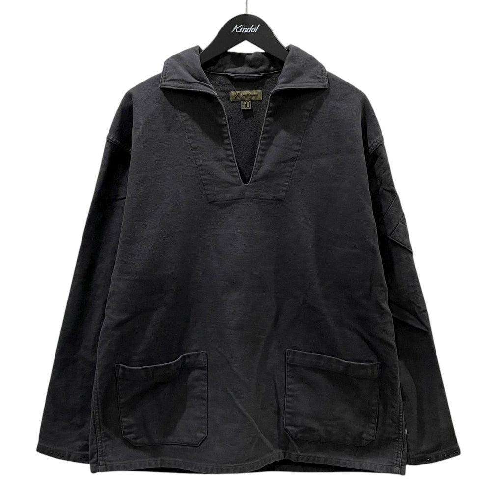 NIGEL CABOURN(ナイジェルケーボン) 22AW モールスキンプルオーバーシャツ Pullover French Work Shirt プルオーバーフレンチワークシャツ 8045 ...