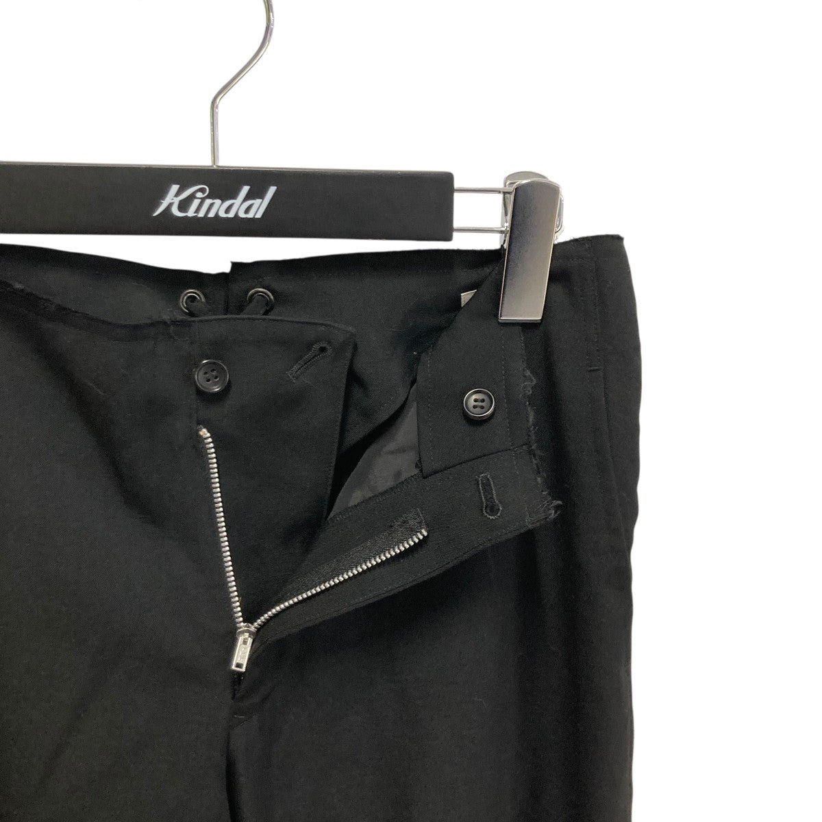 YOHJI YAMAMOTO(ヨウジヤマモト) パンツFN-P04-100 FN-P04-100 ブラック サイズ 2｜【公式】カインドオル ...
